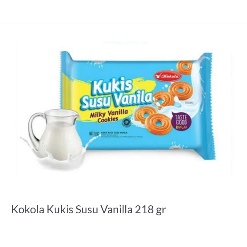 Jual KOKOLA KUKIS SUSU VANILLA 218GR | Shopee Indonesia
