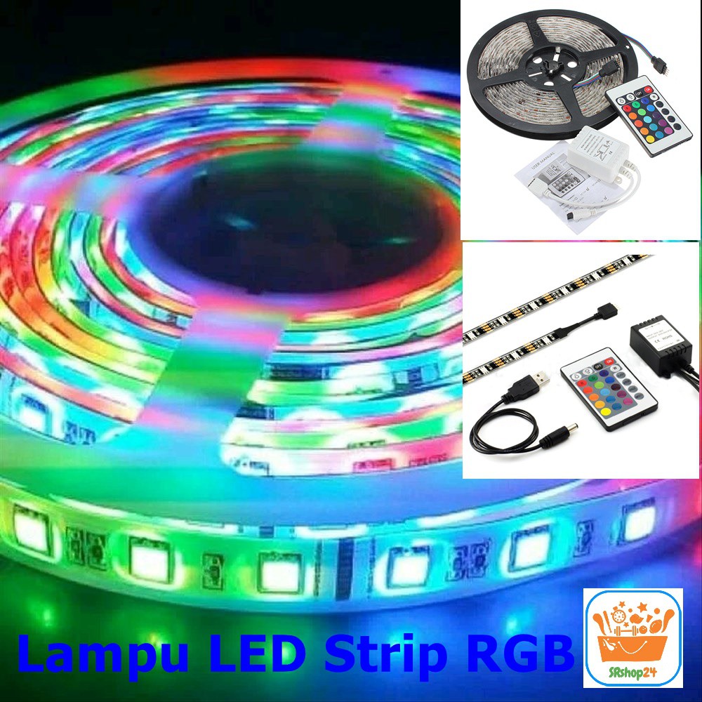 Jual SRS (COD YES) Lampu LED Strip RGB Led SMD 3528 RGB Lampu Roll Led ...