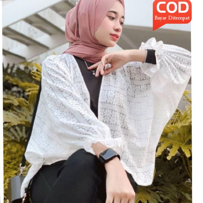 Jual Outer Brukat crop || Outher Brokat Mermaid Cardigan / Cardygan ...