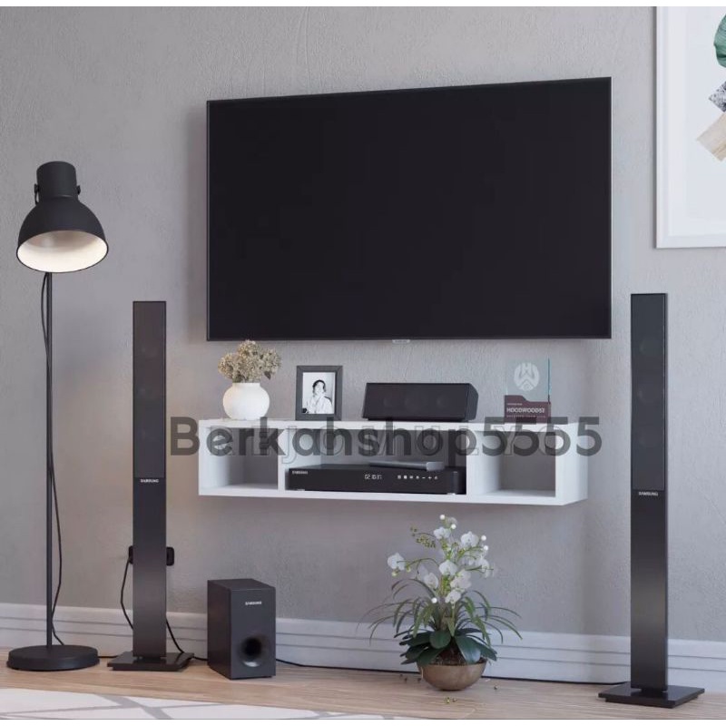 Jual RAK TV DINDING MINIMALIS / DEKORASI MEJA GANTUNG / AMBALAN ...