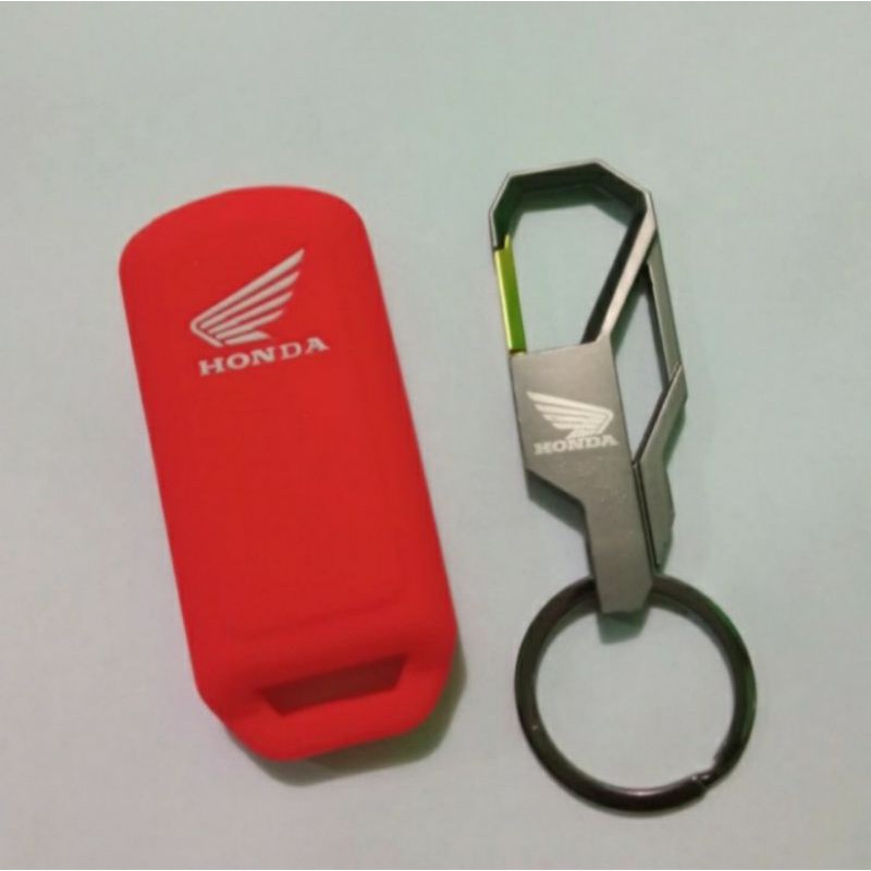 Jual Paket gantungan kunci dan silicon remot New PCX 160 2021-2025 ...