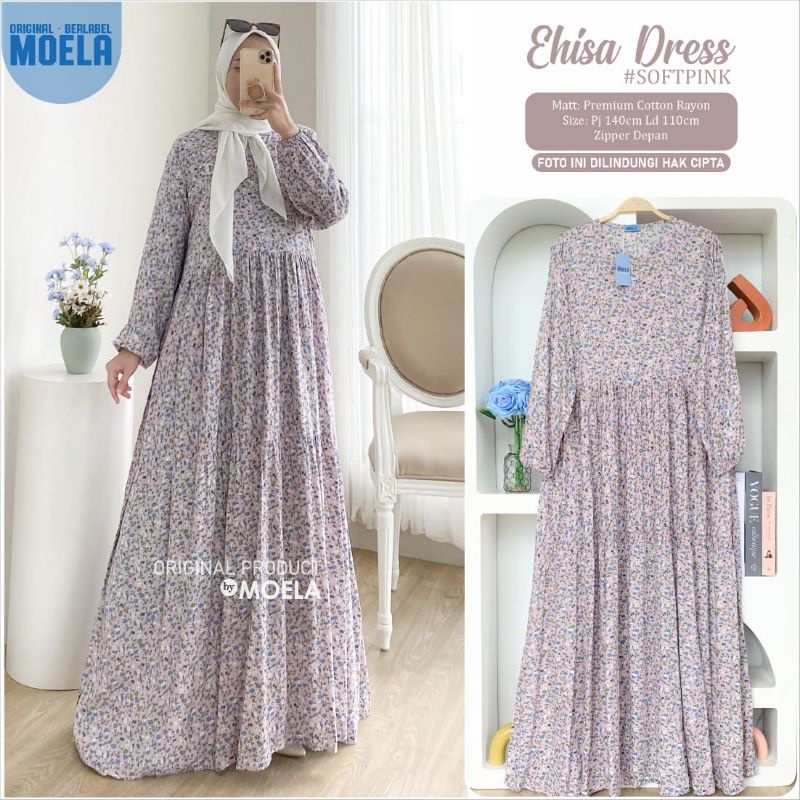 Jual Ehisa Dress by Moela | Shopee Indonesia