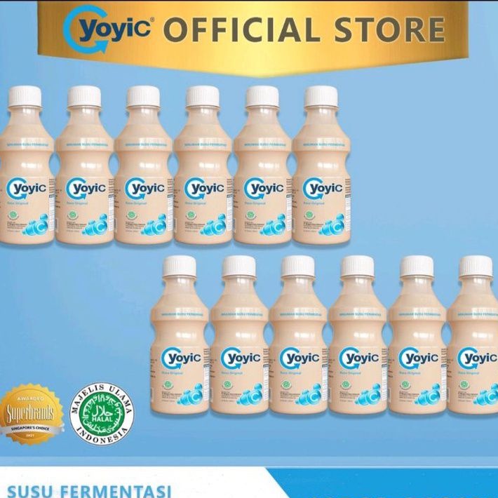 Jual YOYIC RASA ORIGINAL 12 PCS (130 ML) | Shopee Indonesia