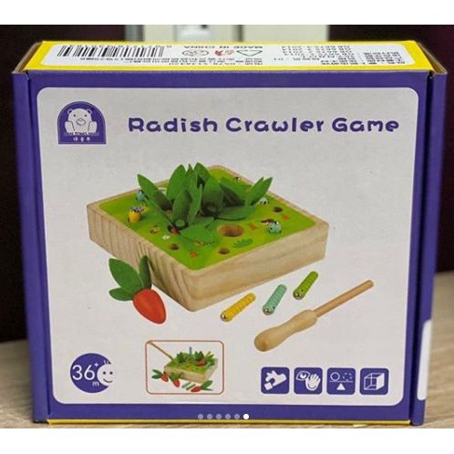 Jual Mainan Edukasi Anak // Radish crawler game // Mainan Ulat Wortel ...