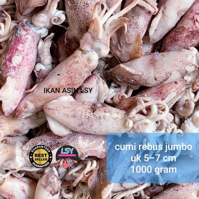 Jual cumi asin rebus / sotong rebus size jumbo 1kg | Shopee Indonesia
