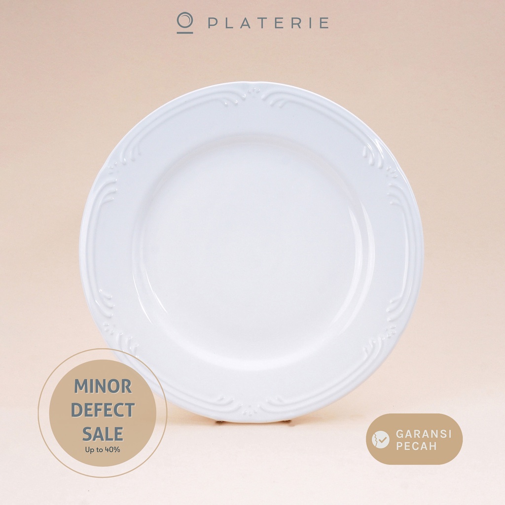 Jual [DEFECT] SALEBY Platerie Piring Keramik Dinner Plate 10.5 Inch ...