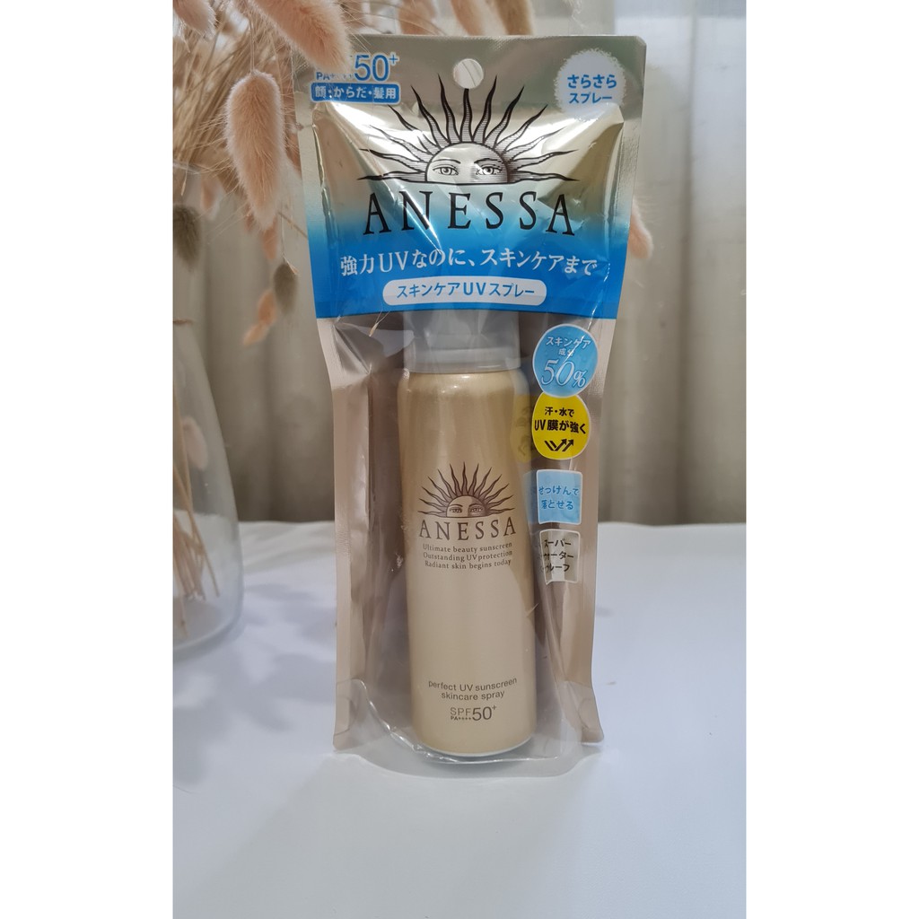 Jual Anessa Perfect UV Sunscreen Skincare Spray A SPF50+ PA++++ 60gr ...