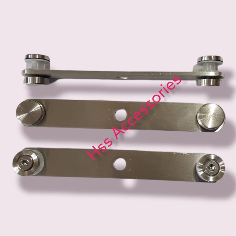 Jual PENJEPIT KACA DOUBLE STRIP STAINLESS SUS 304 (JEPIT KACA 2 SISI ...