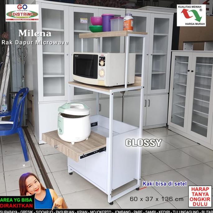 Jual !!!!!!] Rak Dapur / Rak Microwave / Rak Magic Com dengan Rangka ...
