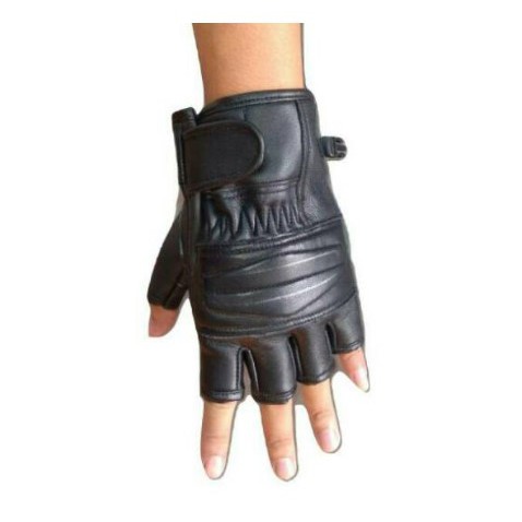 Jual Sarung tangan kulit asli spon half (BS) | Shopee Indonesia