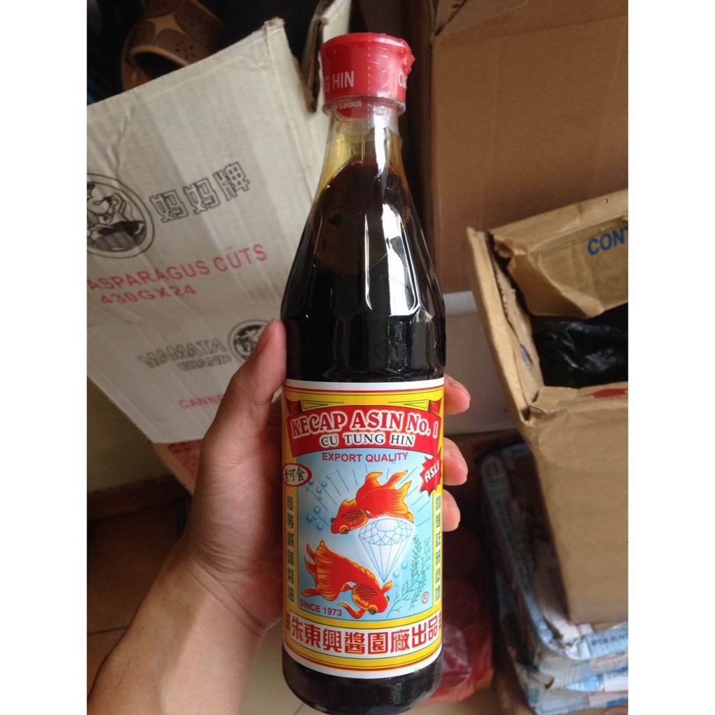 Jual Kecap Asin No. 1 Cap Ikan Mas Koki CU TUNG HIN Asli Since 1973 ...