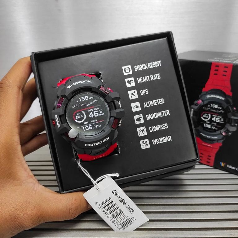 Jual Jam g-shock original GSW-H1000-1A4 WEAROS by google | Shopee Indonesia