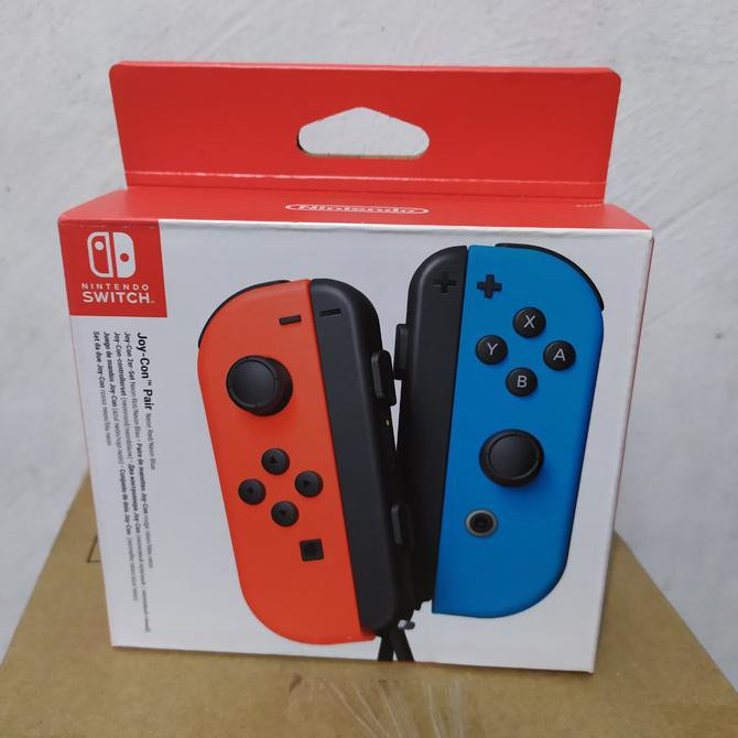 Jual NINTENDO SWITCH JOY CON CONTROLLER L/R (Neon Red /Neon Blue ...