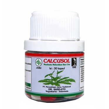 Jual CALCUSOL TABLET ISI 30 / 50 HERBAL - Meluruhkan Batu Ginjal ...