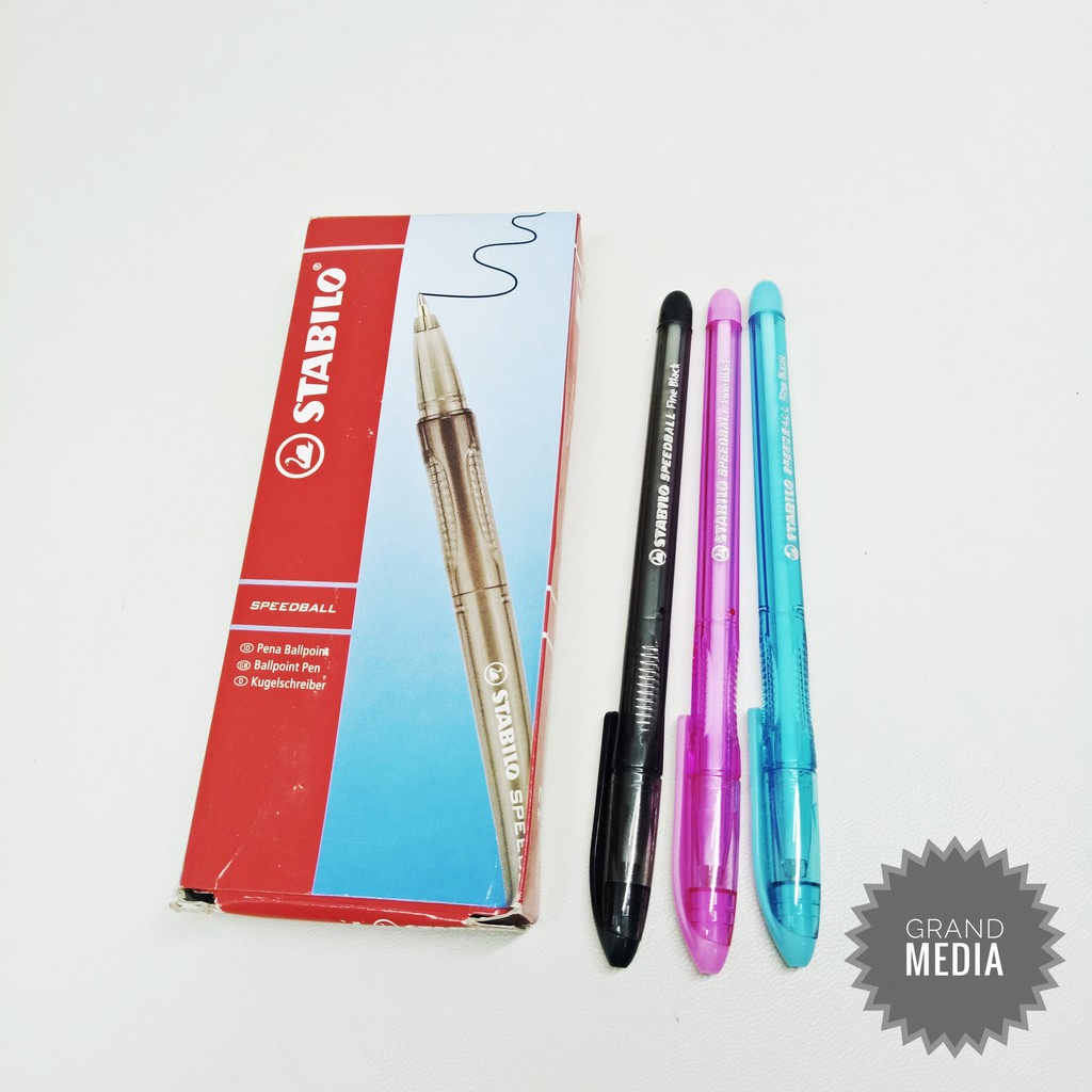 Jual [GRAND MEDIA] BALLPOINT / PENA / PULPEN STABILO SPEEDBALL 0.7 ...