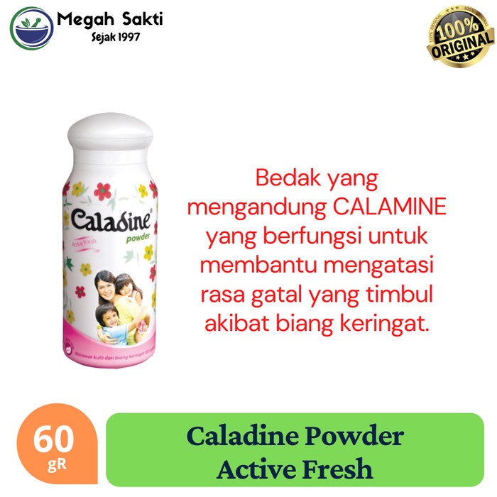 Jual MGS - Caladine Powder Active Fresh 60 gR - Bedak Gatal Segar dan ...