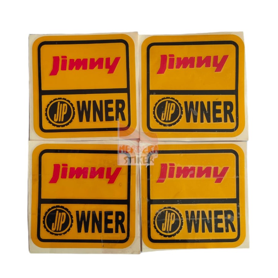 Jual Emblem Sticker / Stiker Logo Jimny Jip (Reflective) | Shopee Indonesia