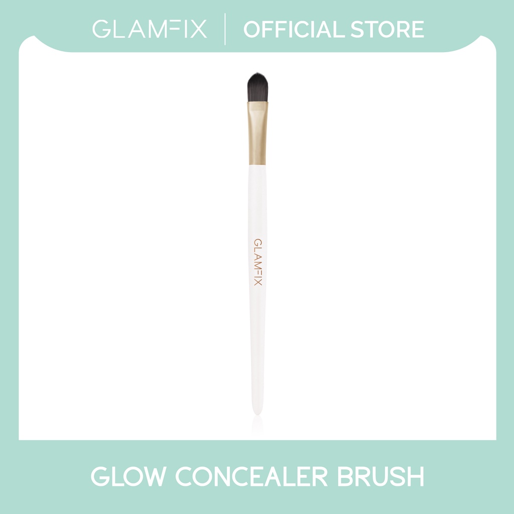 Jual GLAMFIX Classic Pure White Makeup Brush Kuas Makeup Kuas Concealer ...
