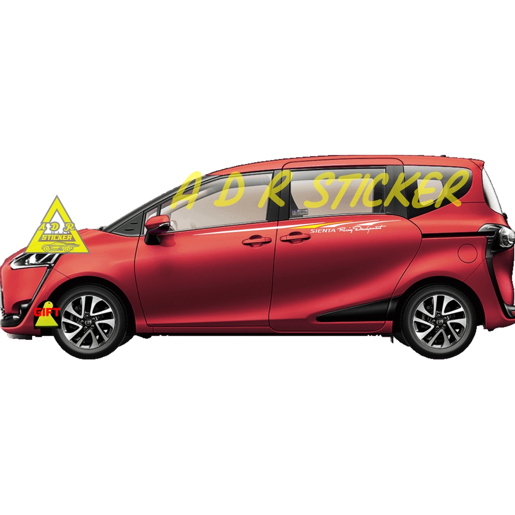 Jual STICKER STIKER MOBIL SIENTA CUTTING STICKER MINIMALIS MOBIL TOYOTA ...