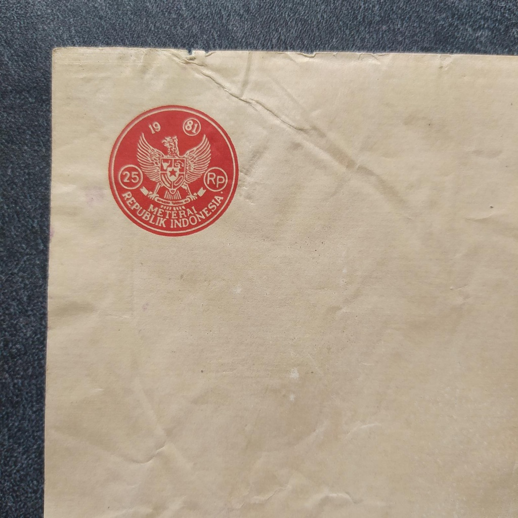 Jual Kertas Segel Rp 25 Tahun 1981 Single Apa Adanya | Shopee Indonesia