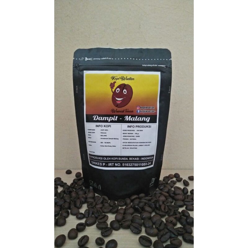 Jual kopi Robusta Dampit-Malang,Natural Process | Shopee Indonesia