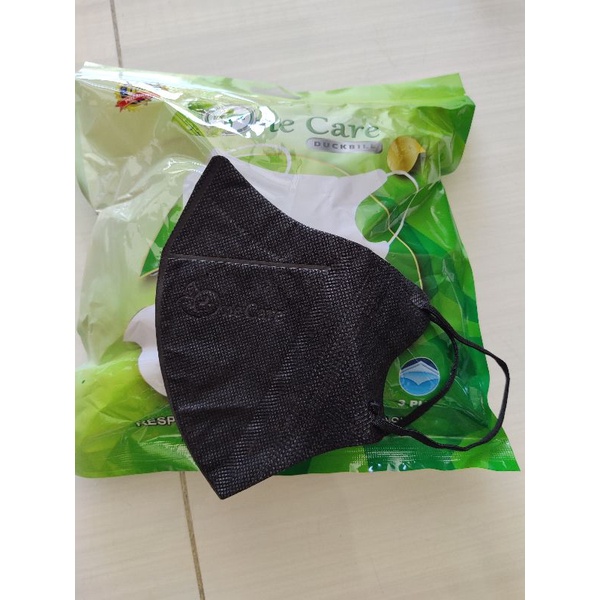 Jual masker duckbill emboss onecare sachet higenis isi 50pc(EMBOSS ...