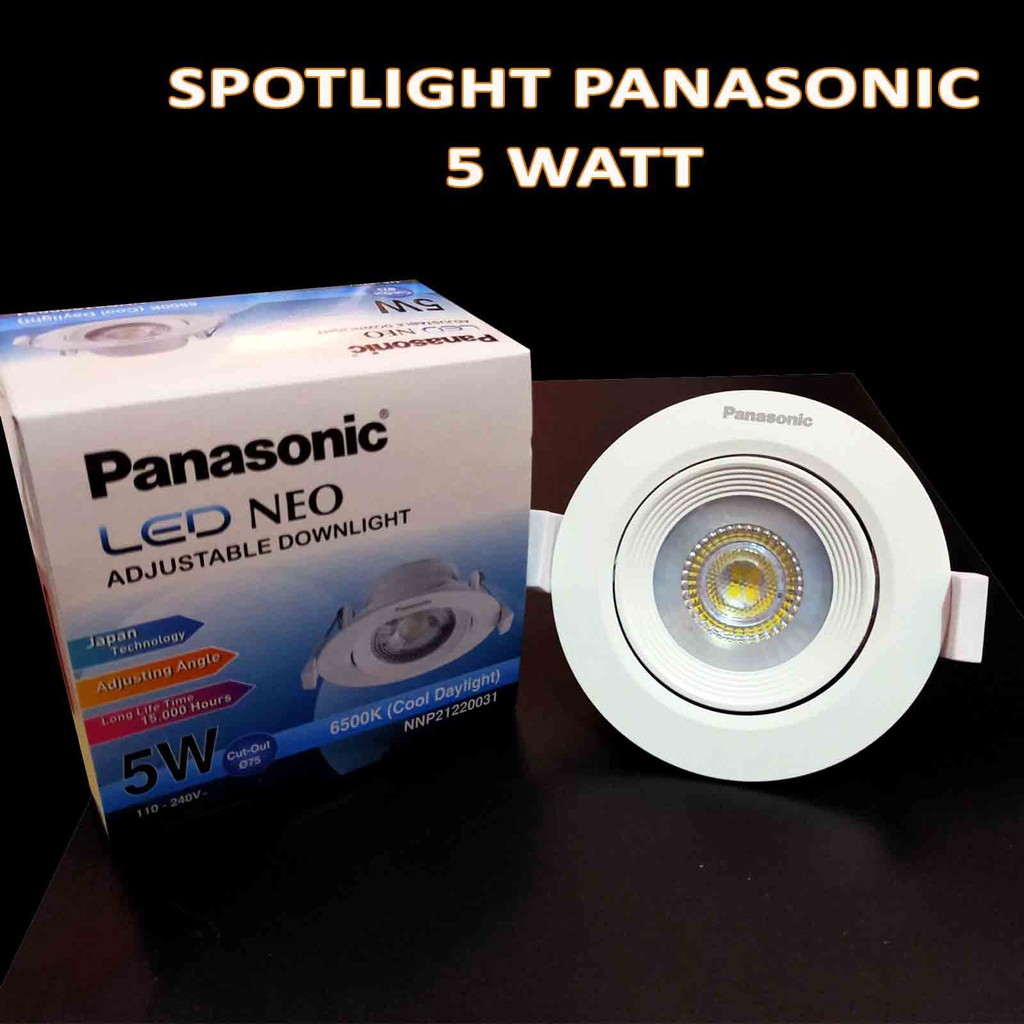 Jual Downlight Spotlight LED/COB 5 Watt Panasonic Neo Garansi | Shopee ...