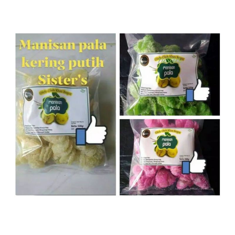 Jual Manisan Pala Kering Khas Bogor (Net 500 gr) | Shopee Indonesia