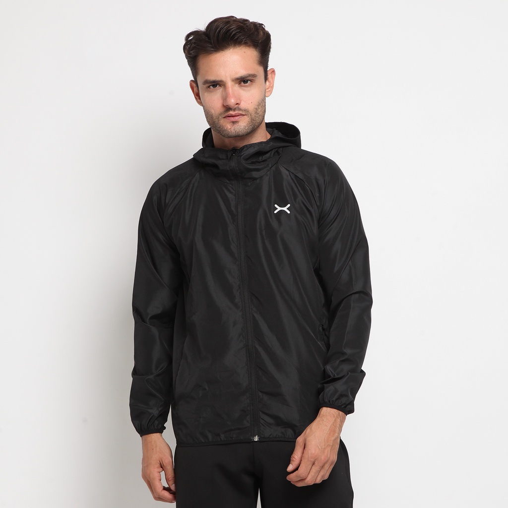 Jual FLEXZONE Jaket Windbreaker Gym Running Jogging Sport FJS-005HT ...