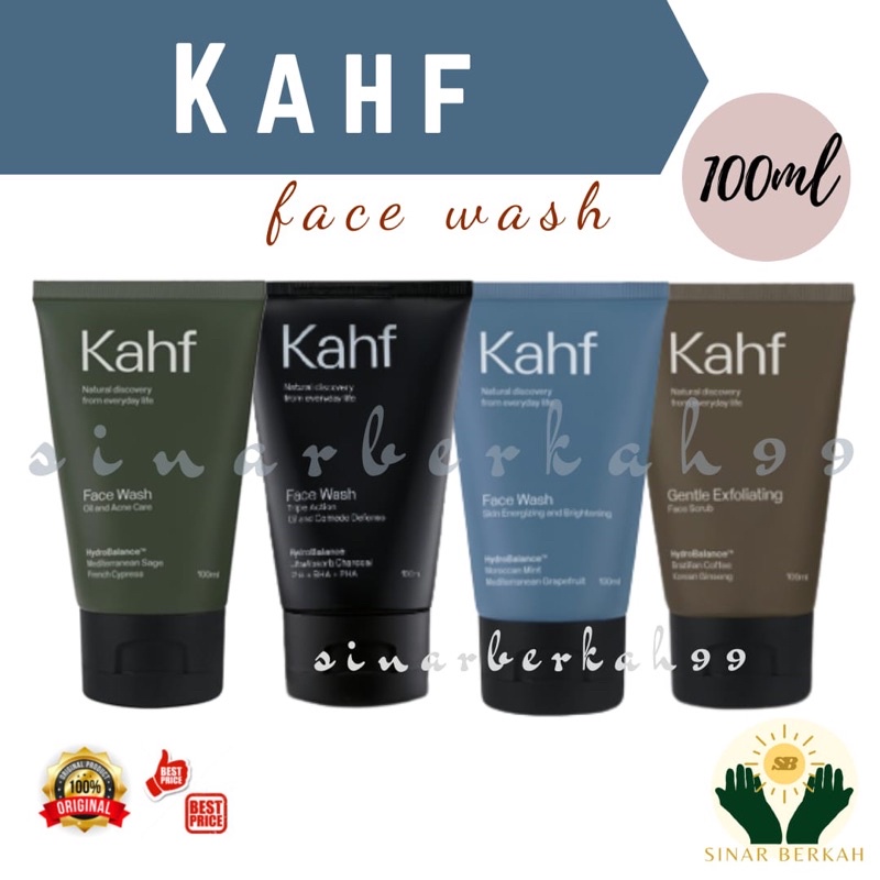 Jual Kahf Face Wash 100 ML All Varian | Shopee Indonesia
