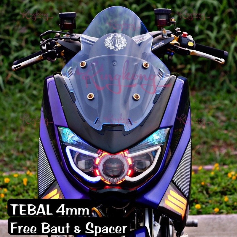 Jual WINDSHIELD VISOR YAMAHA NMAX TDR SPORTY MINI CYBORGH JENONG. VISOR ...