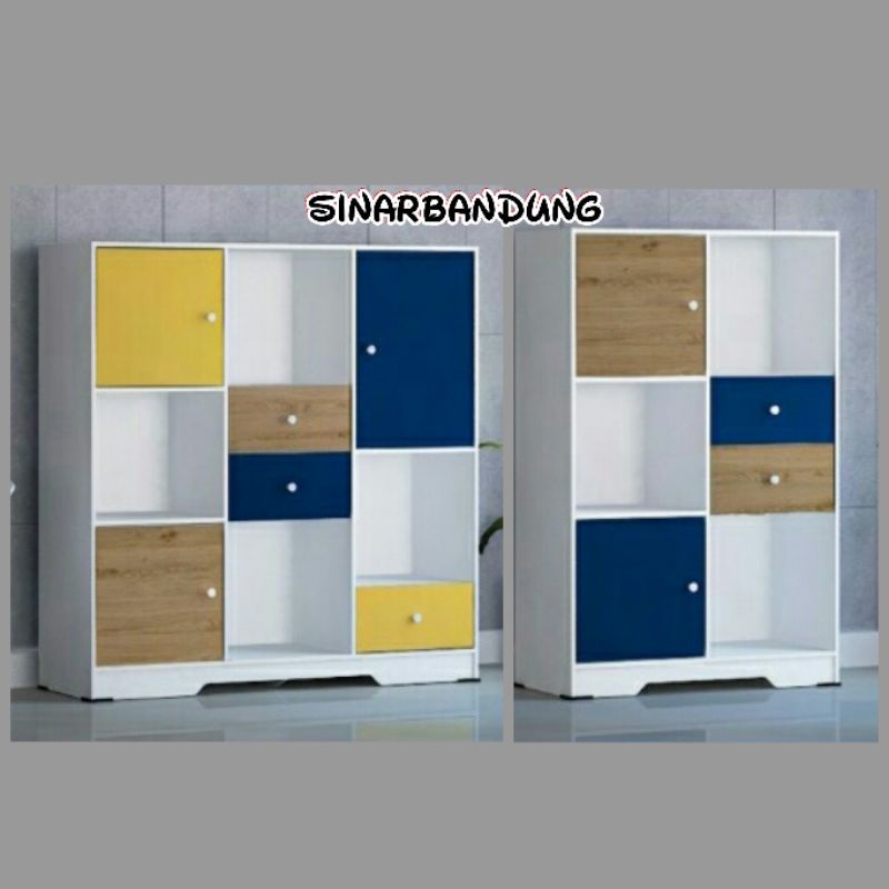 Jual RAK BUKU MINIMALIS / RAK PUTIH SERBAGUNA | Shopee Indonesia