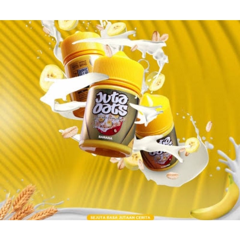Jual JUTA OATS BANANA OAT MILK BY RSR BREW X VAPEBOSS 3MG 6MG 60ML ...