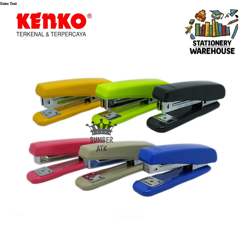 Jual STAPLER / Hekter KENKO HD-10D NEW COLOR , PASTEL , BASIC | Shopee ...