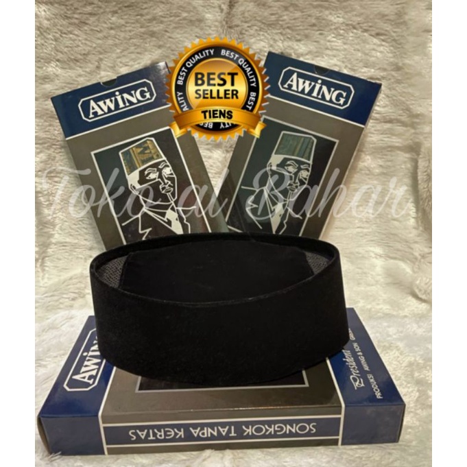 Jual SONGKOK PECI AWING AC ORIGINAL l PECI HALUS AWING I ISTIMEWA HITAM ...