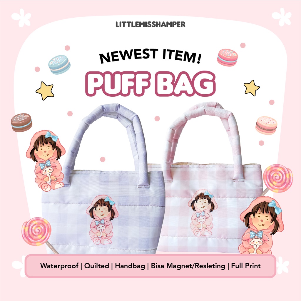 Jual Cute Puff Bag Printing - Baby Hampers Souvenir Ulang Tahun Tas ...