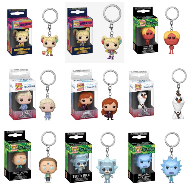 Jual Funko POP! Keychain (Harley Quinn, Birds of Prey, Elsa, Anna, Olaf ...