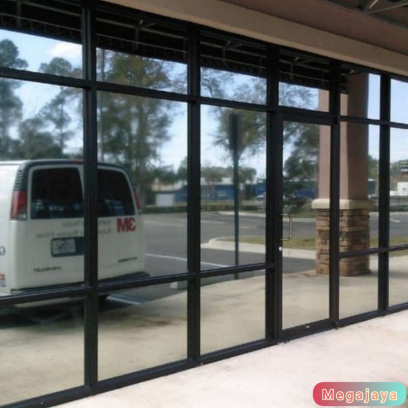 Jual Stiker Kaca Film One Way Mirror Silver Hitam Anti Panas Ada Lem ...