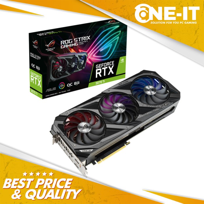 Jual ASUS ROG STRIX RTX 3070 TI OC 8GB GDDR6X | Shopee Indonesia
