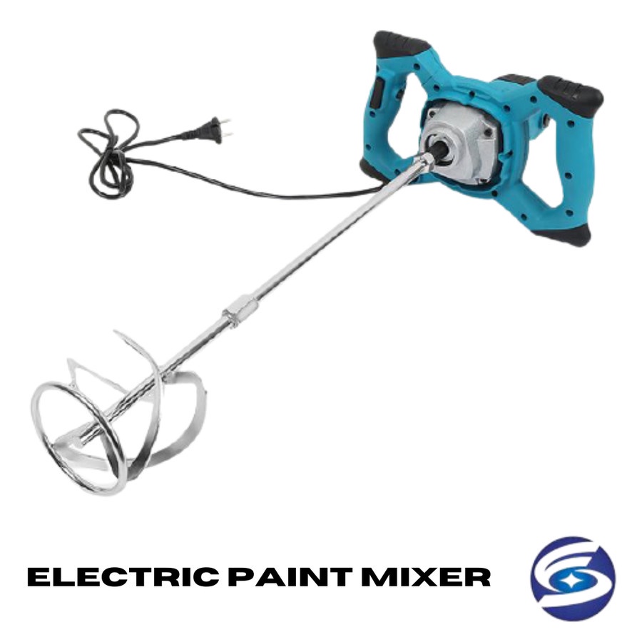Jual Mesin Mixer Cat Semen 1400W Pengaduk Cat / Power Mixer Paint ...