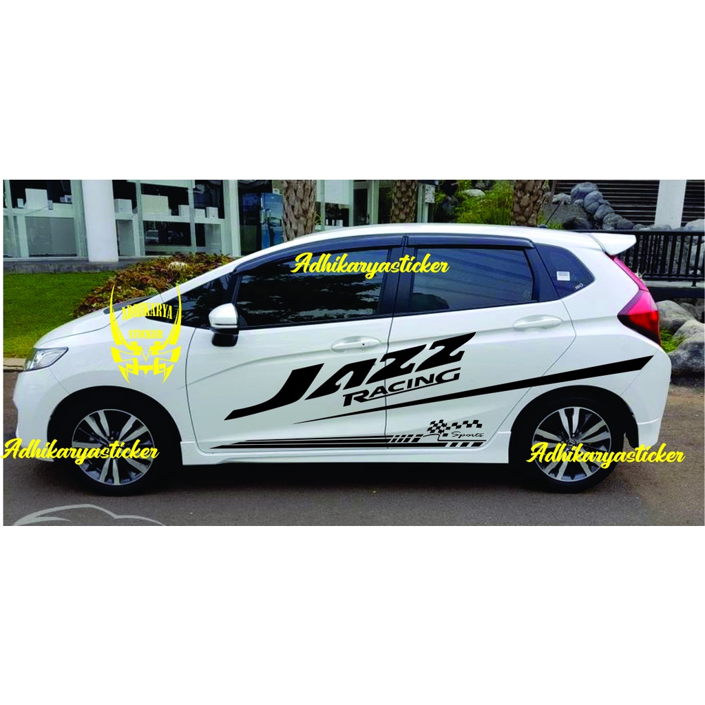 Jual STIKER MOBIL HONDA JAZZ STICKER MOBIL HONDA JAZZ JAZZ RACING ...