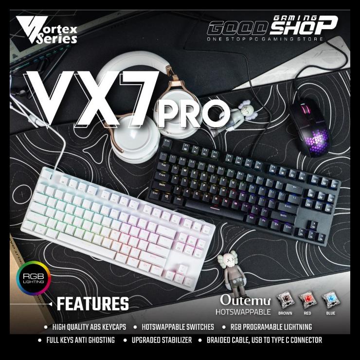 Jual Vortex Vx7 Pro Mechanical Keyboard - Gaming Keyboard | Shopee ...