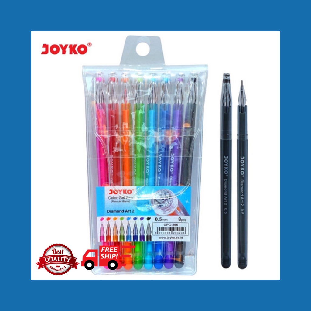 Jual PENA JOYKO DIAMOND GPC-309s (8 WARNA) | Shopee Indonesia