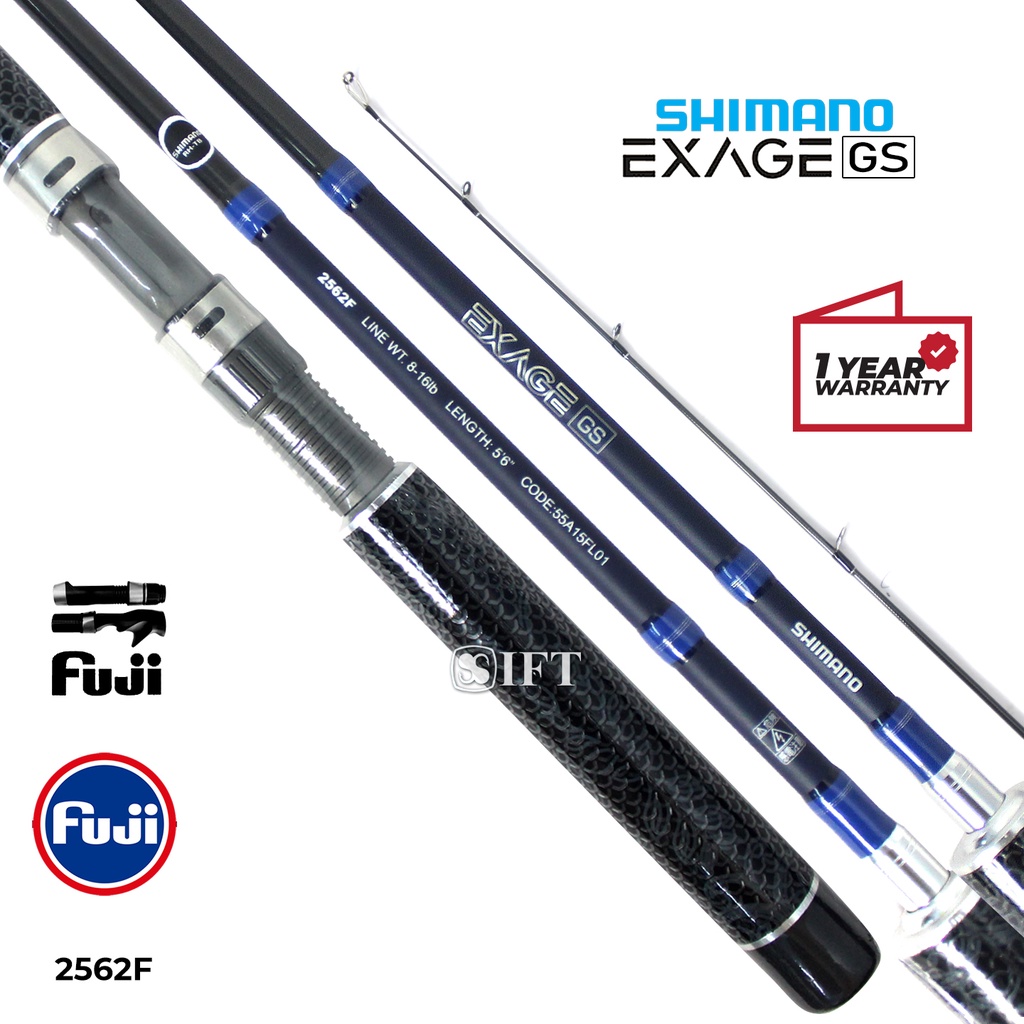 Jual Joran Galatama SHIMANO EXAGE GS | Fuji Alconite + Seat | 165 180 | Kolam Laut Resmi ...