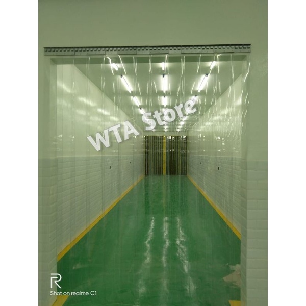 Jual TIRAI PVC STRIP CURTAIN TIRAI PLASTIK CUSTOM S Lengkap BRACKET ...