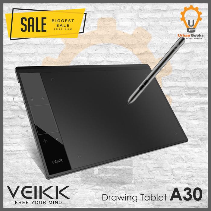 Jual Veikk A30 Digital Graphic Drawing Pen Tablet 10x6 alt A50 S640 ...