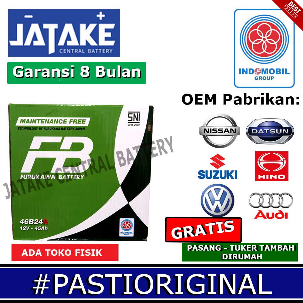 Jual Aki Kering NS60 Furukawa Battery FB mobil Daihatsu Terios Xenia Espass Feroza Taruna ...