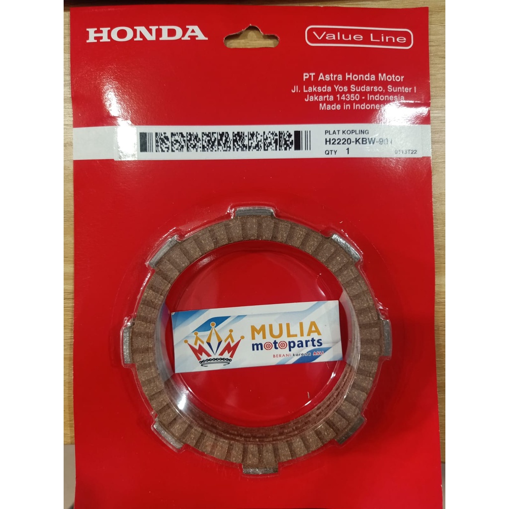 Jual H2220-KBW-901 ORI Kampas Kopling Grand, Supra, Supra FIT, Revo HONDA VALUE LINE HGP ...