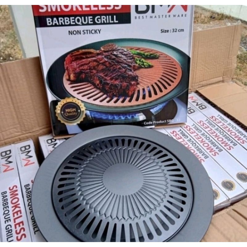 Jual Alat Panggang Bulat Smokeless BBQ Grill Bulat | Shopee Indonesia