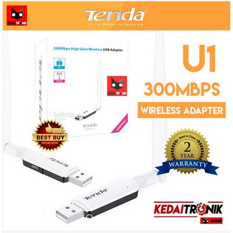 Jual Tenda U1 Wifi Receiver/Dongle 300Mbps | Shopee Indonesia